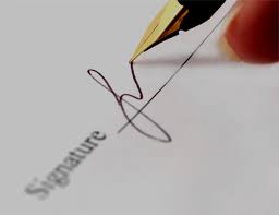 Your full, legal signature | The Interstellar Valley