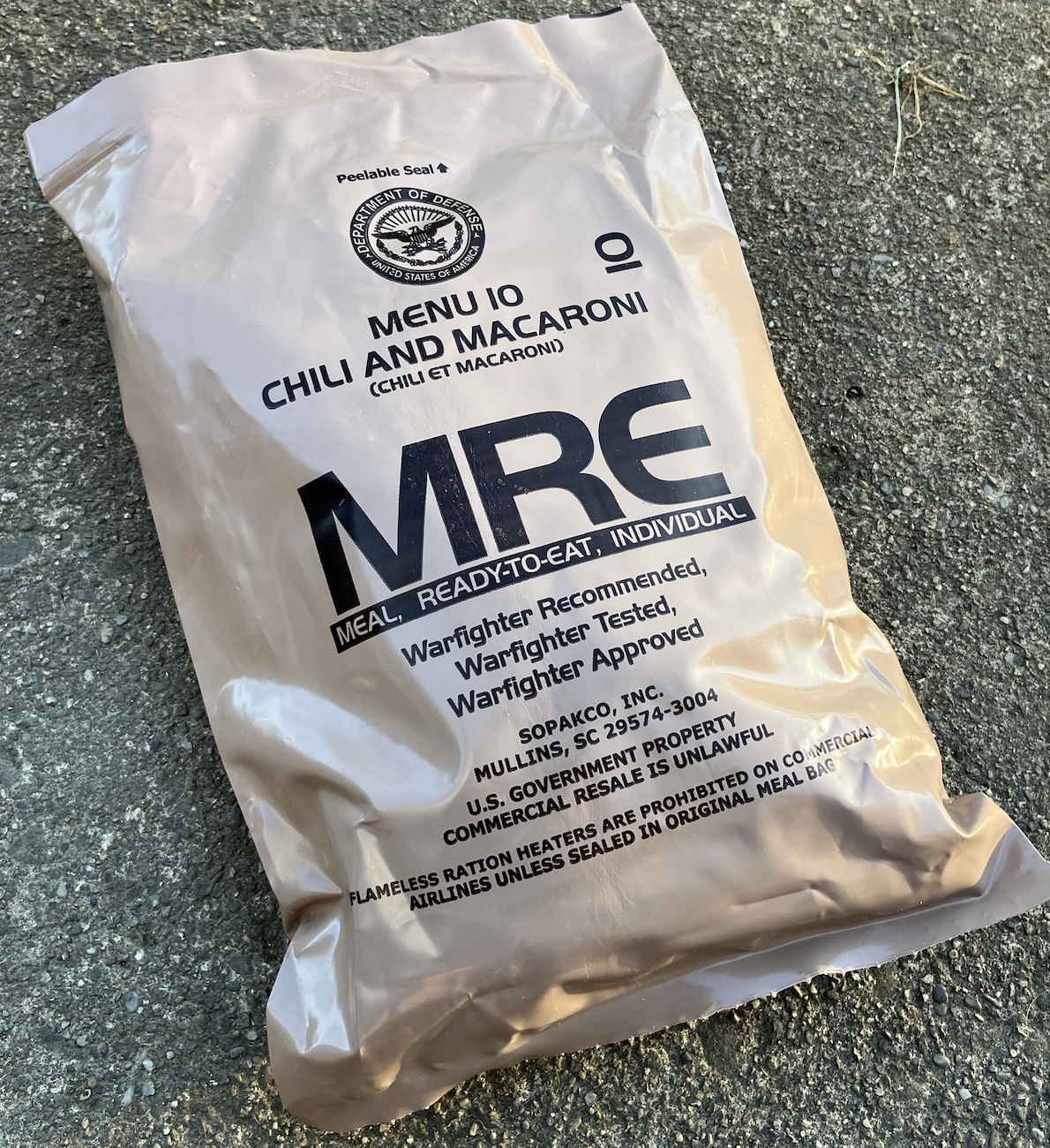 My MRE Misadventure | The Interstellar Valley